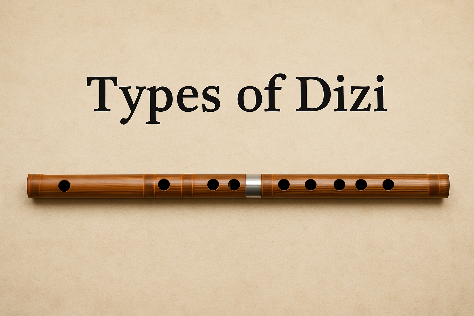 Types of Chinese Dizi | Chinese Flute Instrument